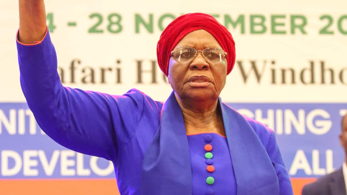 NAMIBIA/ NEW ERA OF LEADERSHIP /NATION ELECTS FIRST FEMALE PRESIDENT ...
